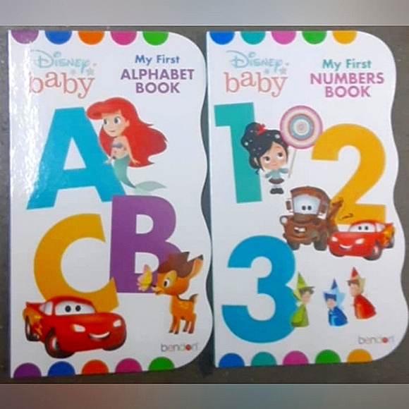Bendon | Other | New Disney Baby My First Alphabet And Numbers Board ...
